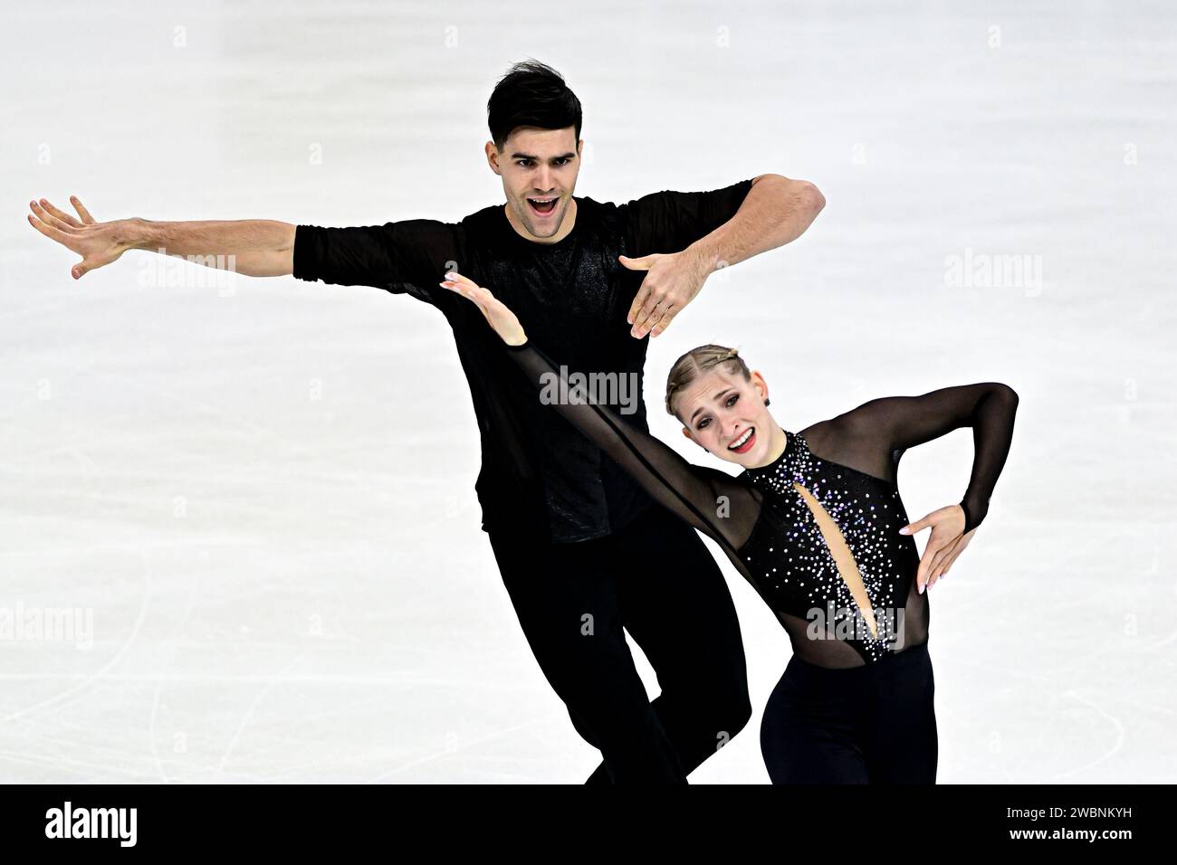 Minerva Fabienne HASE & Nikita VOLODIN (GER), during Pairs Free Skating ...