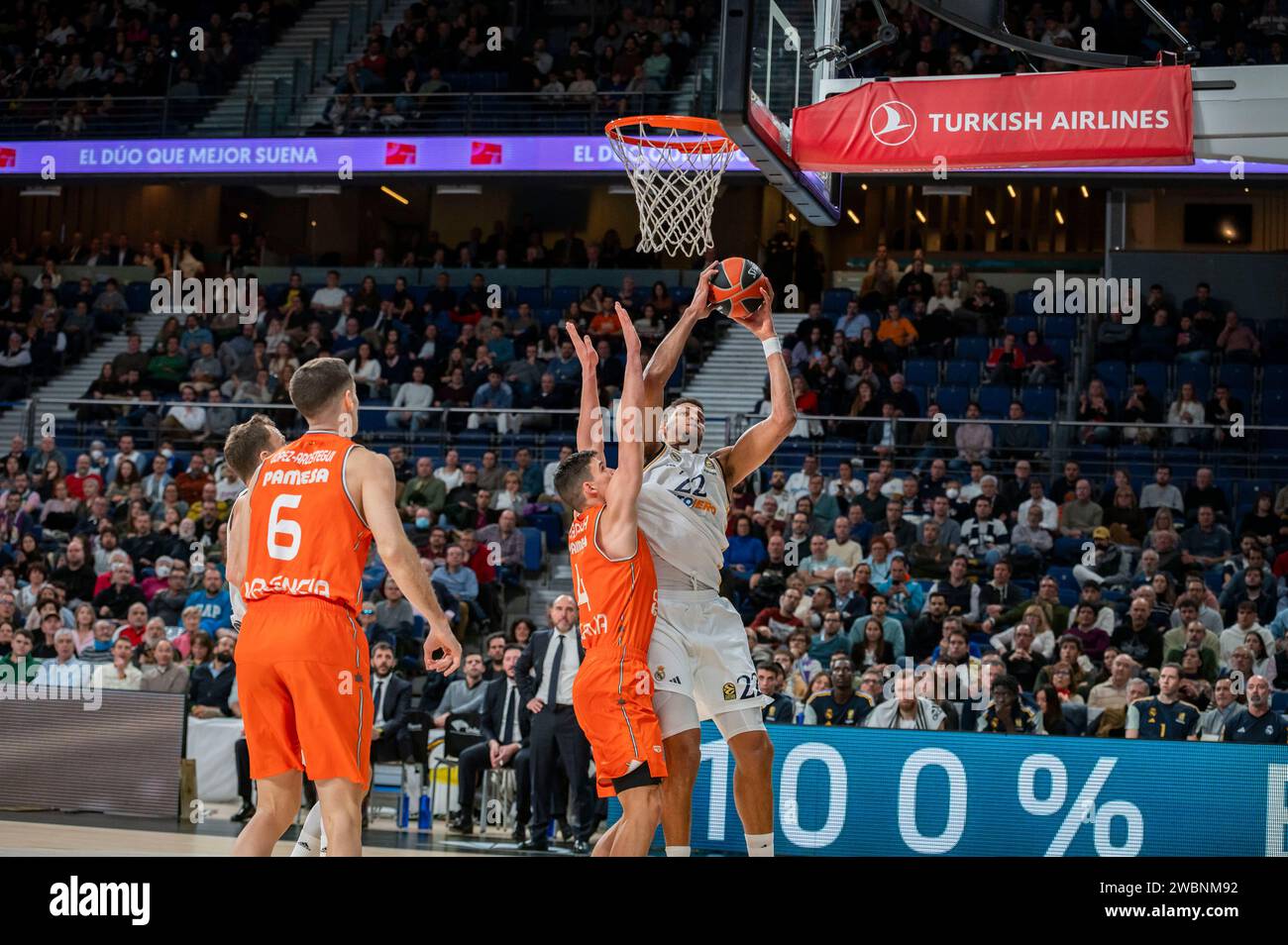 Madrid, Madrid, Spain. 11th Jan, 2024. Edy Tavares of Real Madrid seen ...