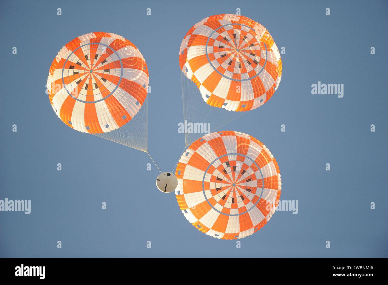 Orion teams perform an Orion Capsule Parachute Assembly System (CPAS ...