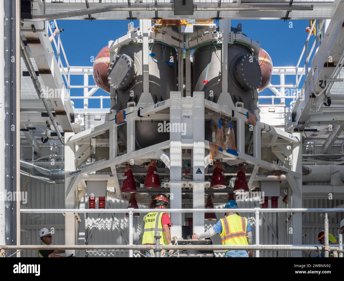 On Feb. 22, engineers successfully install ESA’s European Service ...