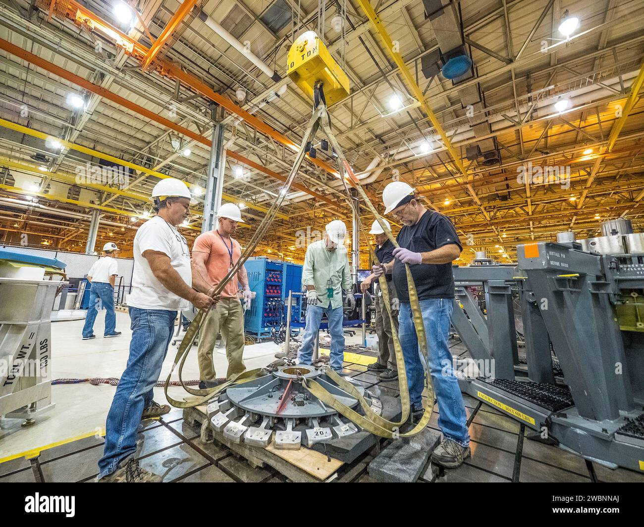 Engineers complete the initial weld on the Orion Exploration Mission 1 ...
