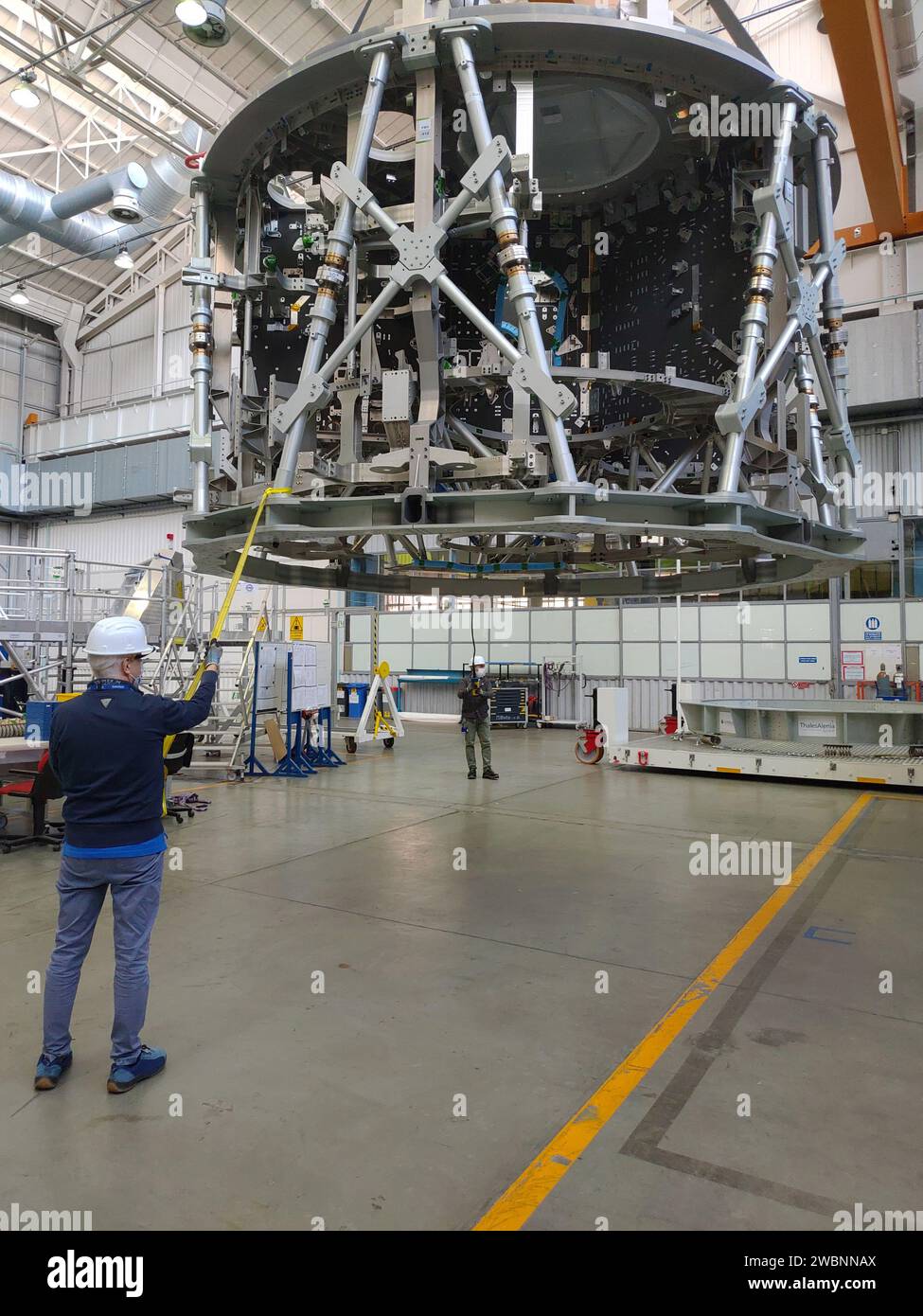 The ESA service module primary structure, which will propel Orion on ...