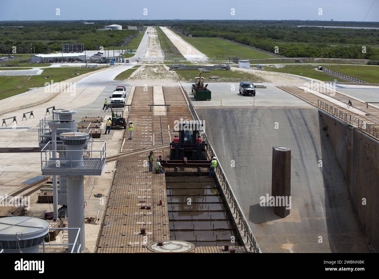Aerial view shows progress construction hi-res stock photography and ...