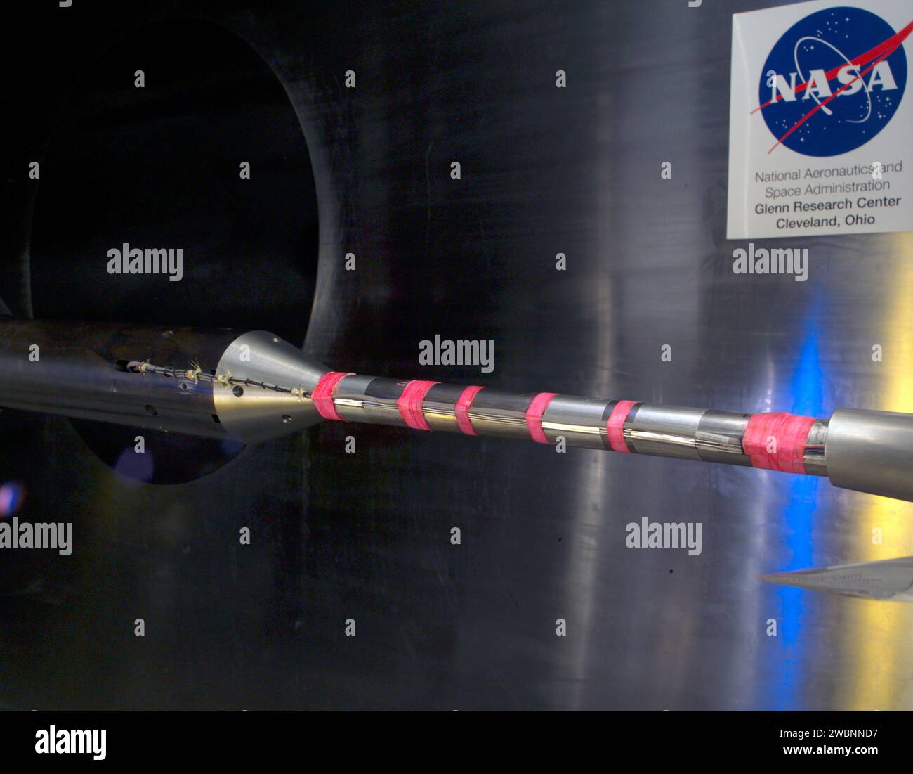 NASA Glenn and Langley conducted a comparison test using a six ...