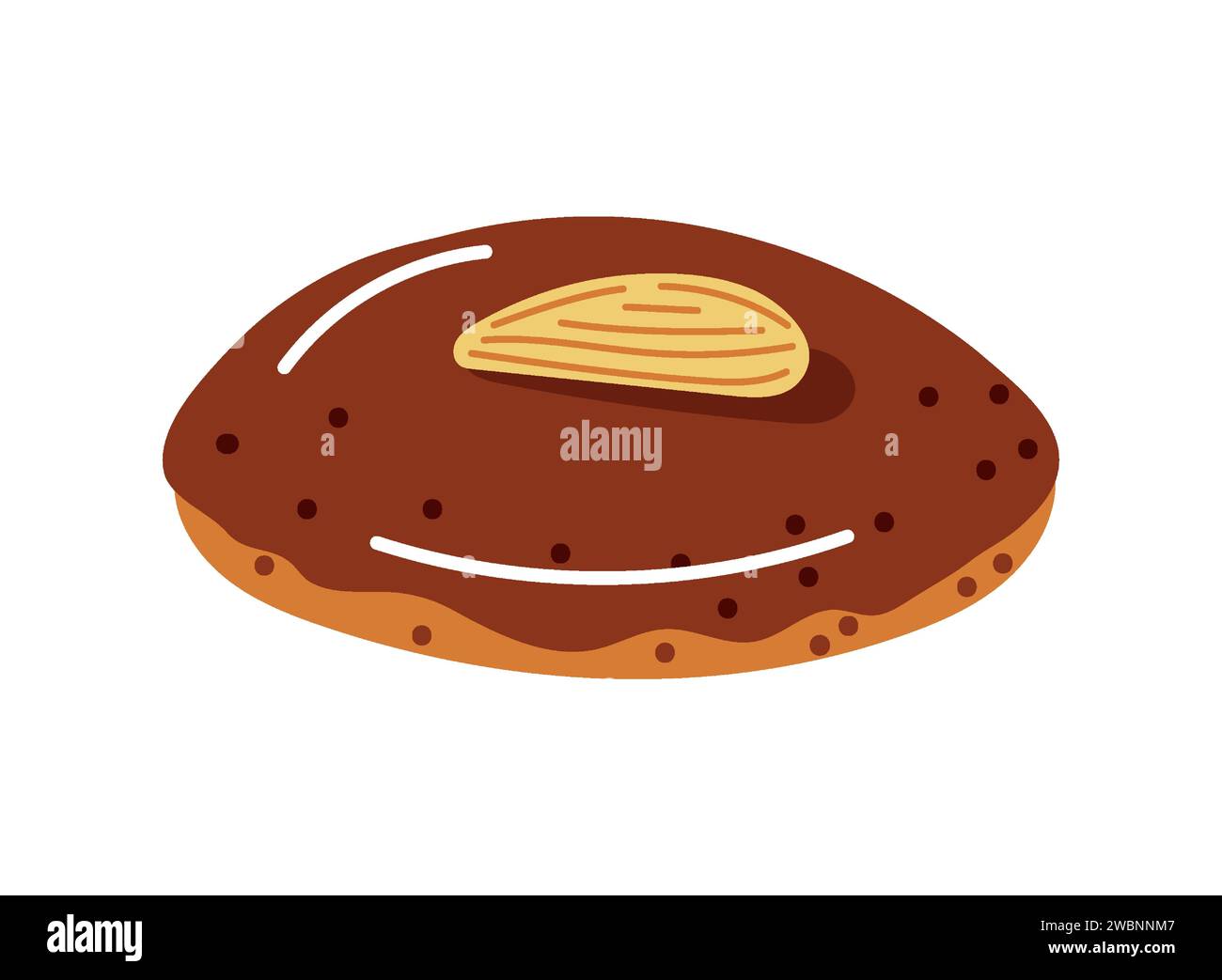 Lebkuchen german traditional cookies for winter,advent time.Vector ...