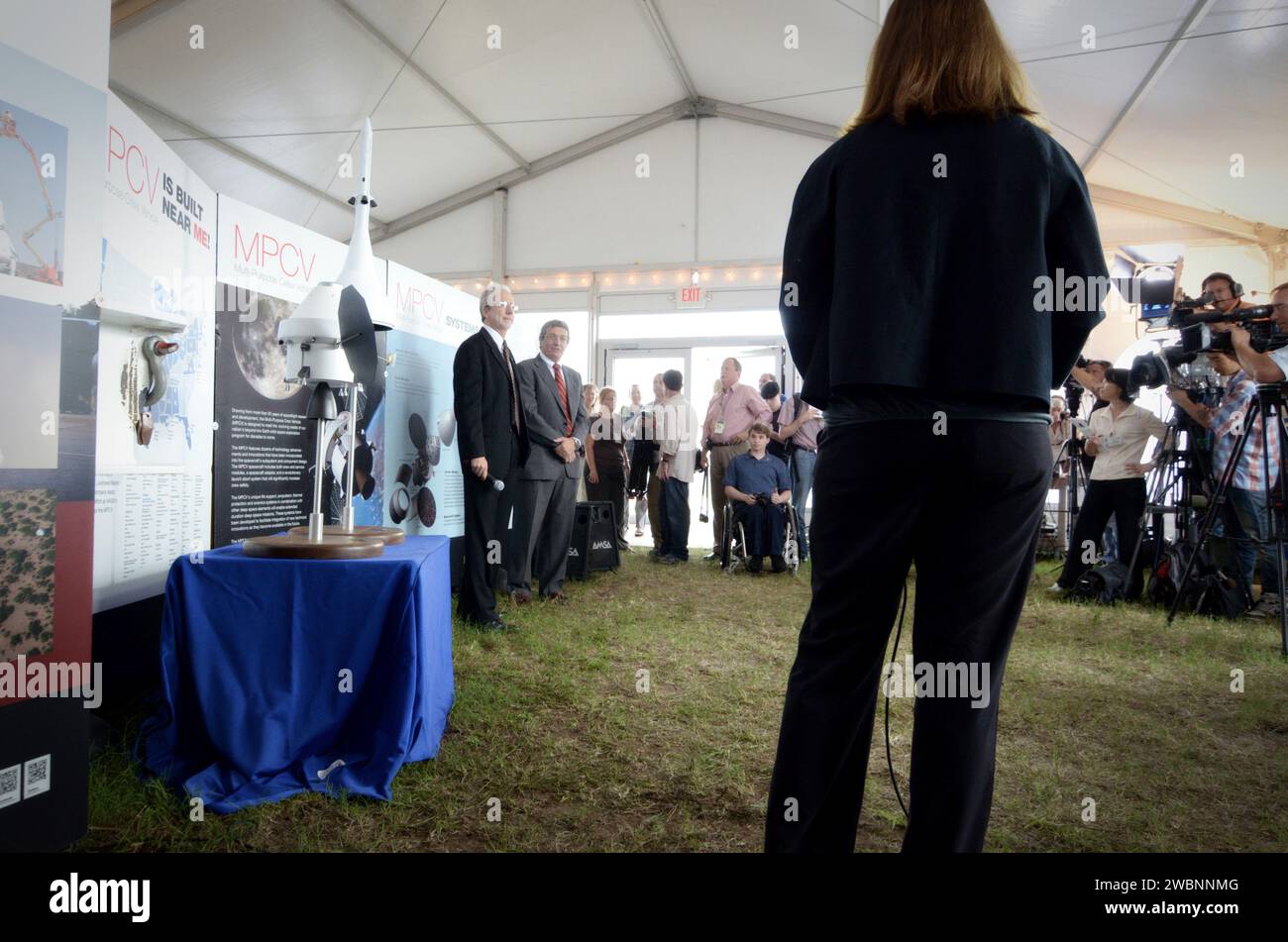 The Orion crew module flown on NASA’s Pad Abort-1 (PA-1) flight test is ...