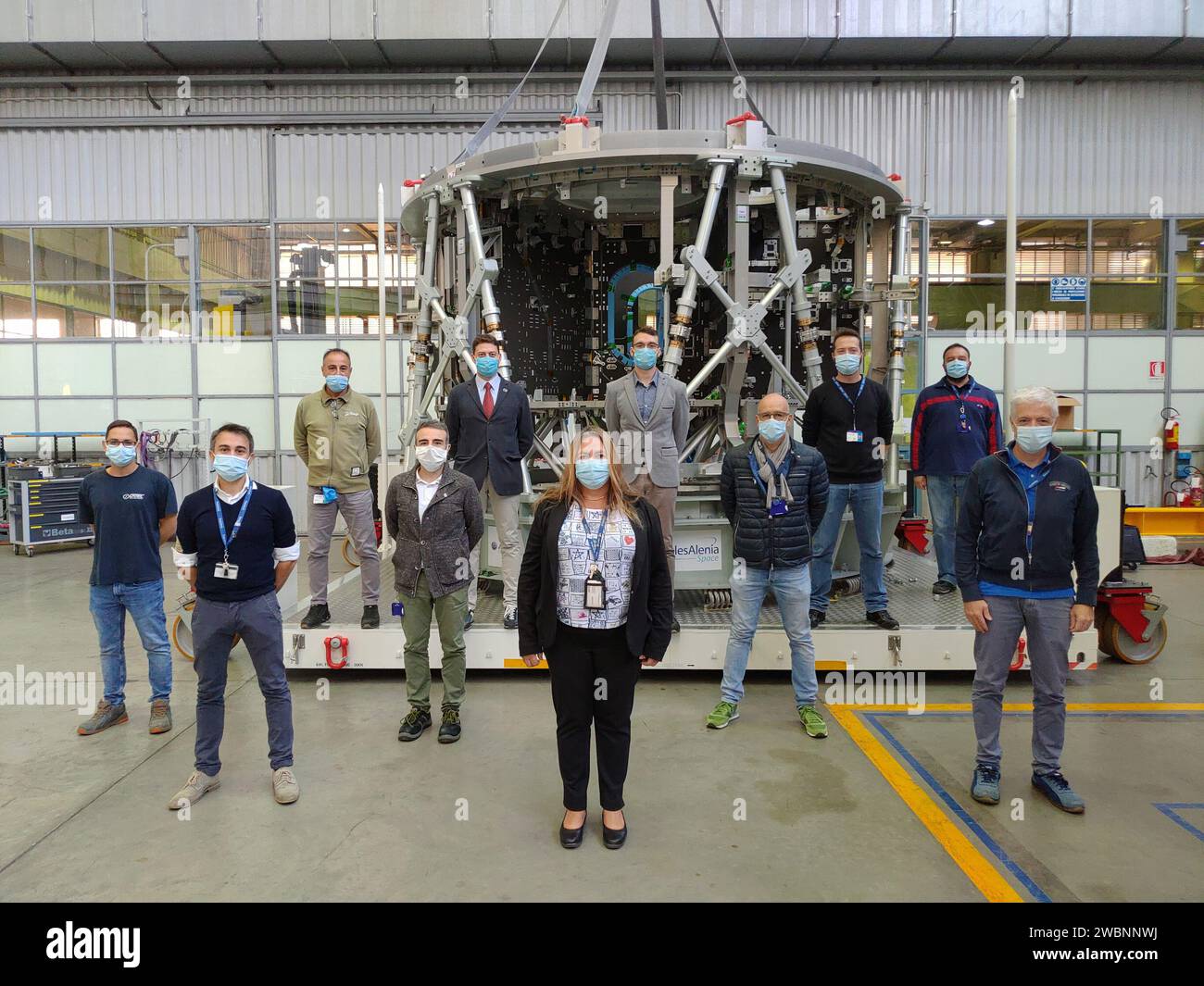 The ESA service module primary structure, which will propel Orion on ...