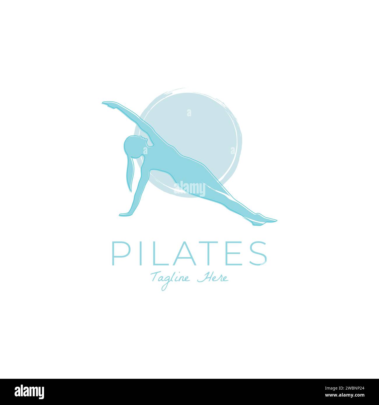Abstract pilates Pose Logo, Yoga Logo Design Vector Template ...