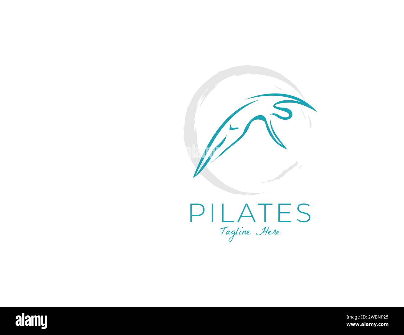 Abstract pilates Pose Logo, Yoga Logo Design Vector Template ...