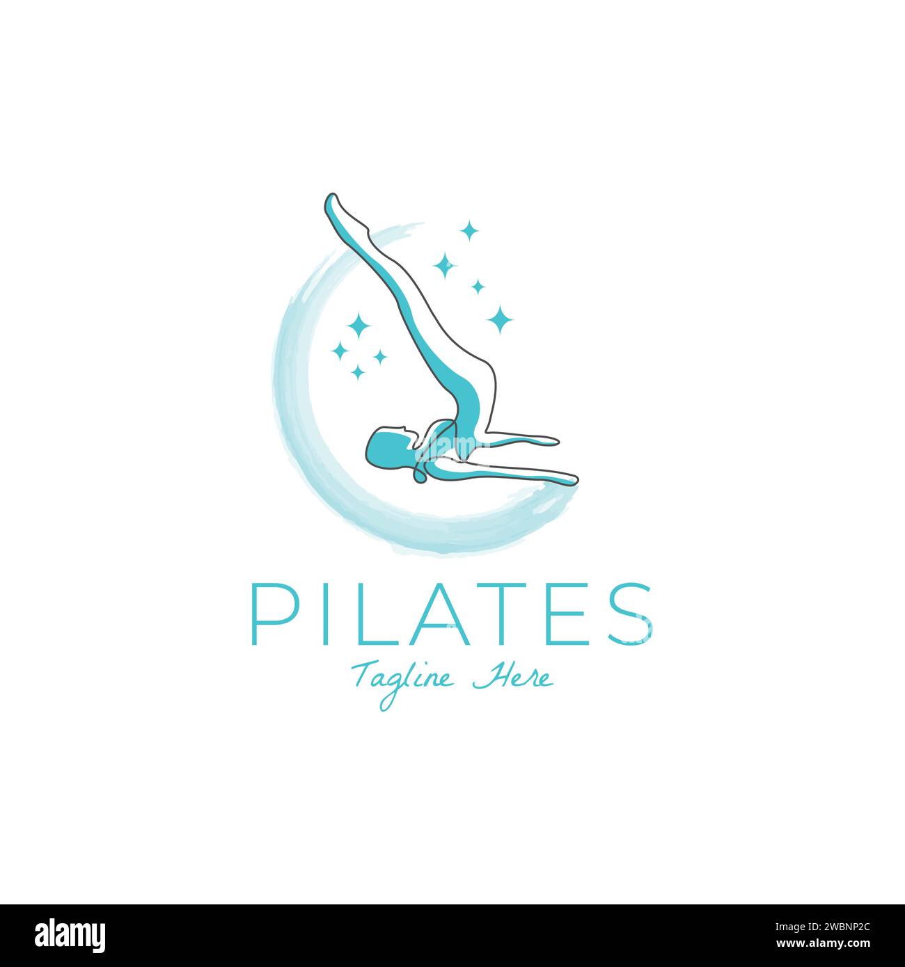 Abstract pilates Pose Logo, Yoga Logo Design Vector Template ...