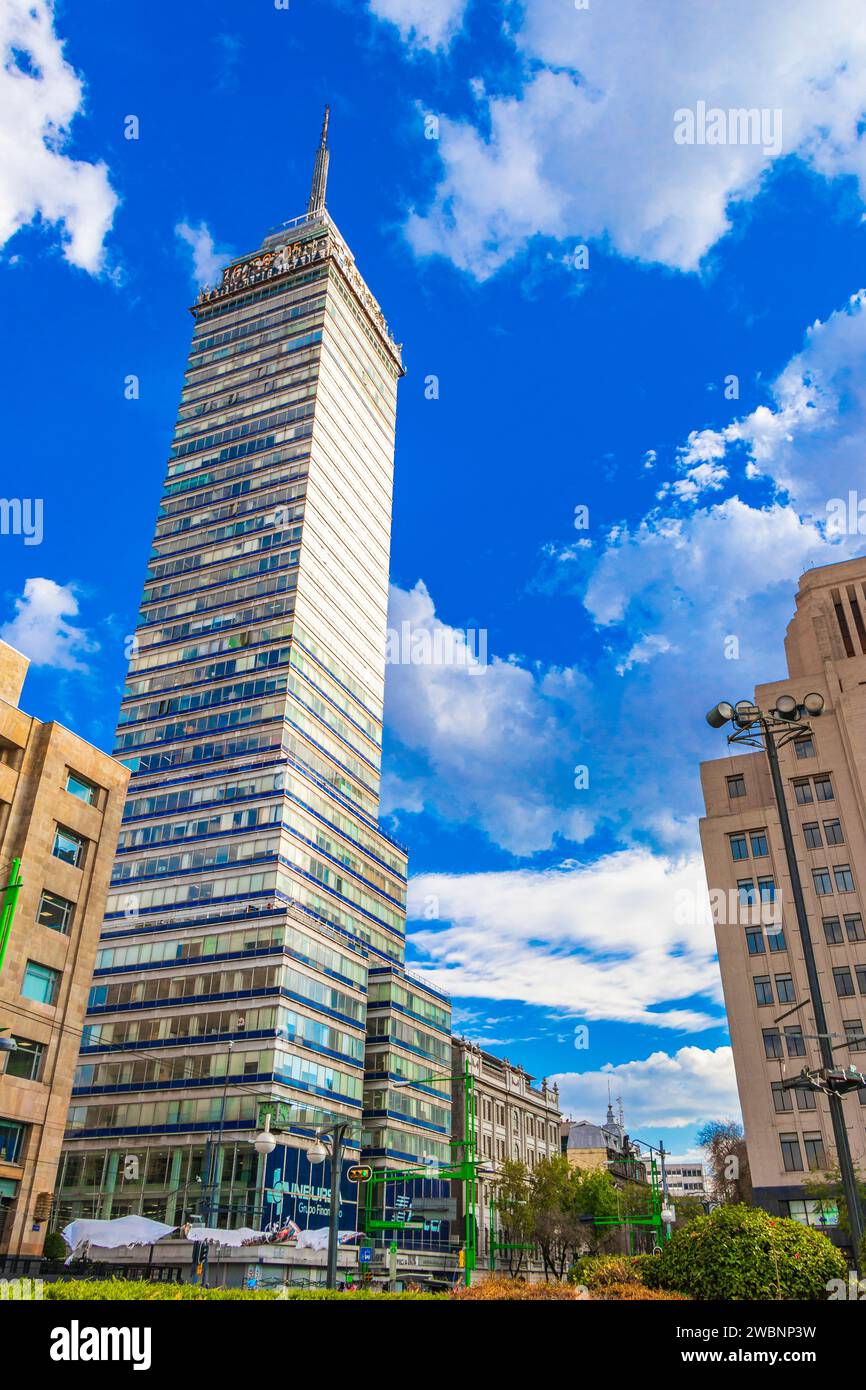 Mexico City Mexico 11. February 2021 Torre Latinoamericana Skyscraper ...