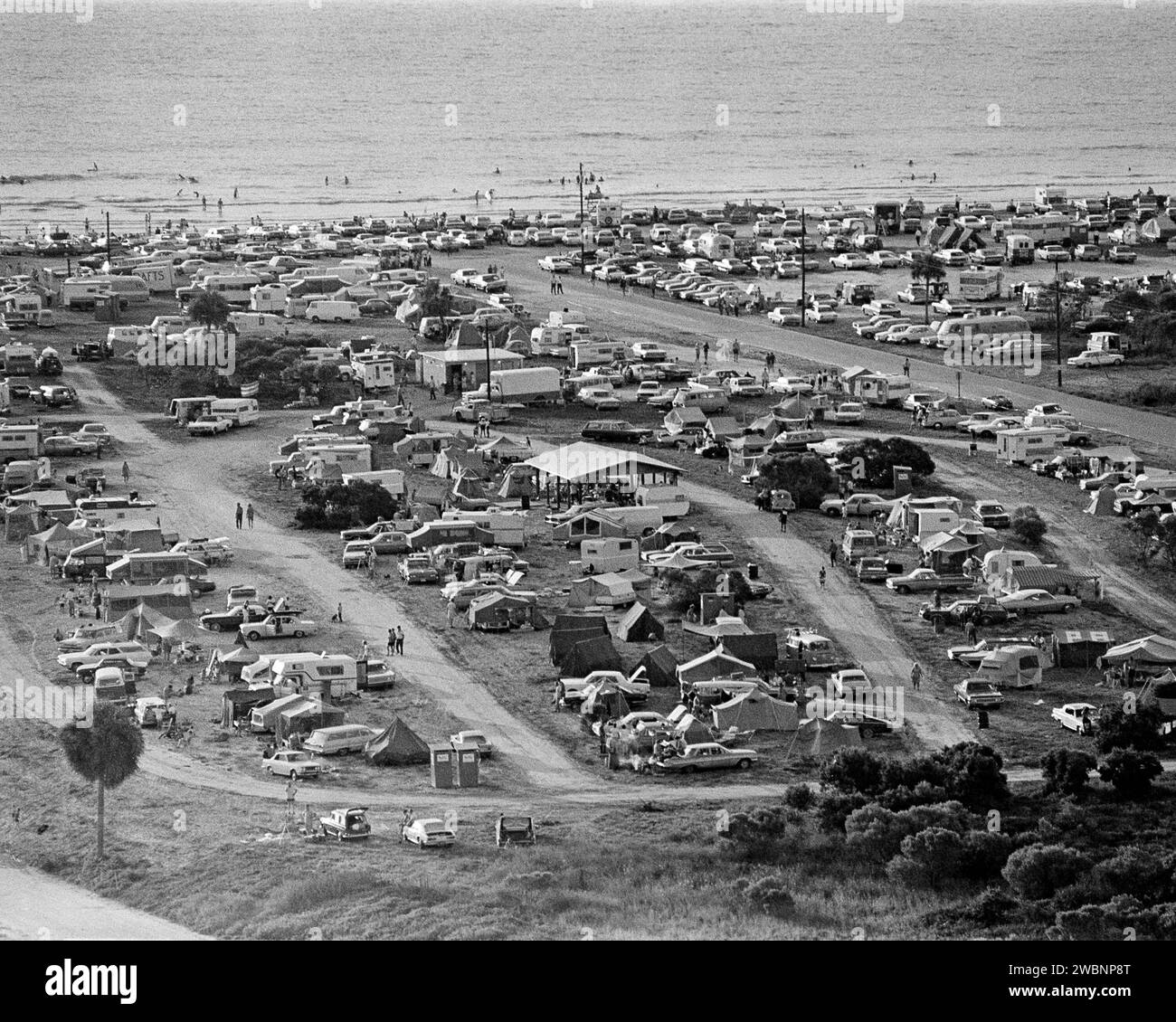 Beaches at night Black and White Stock Photos & Images - Alamy