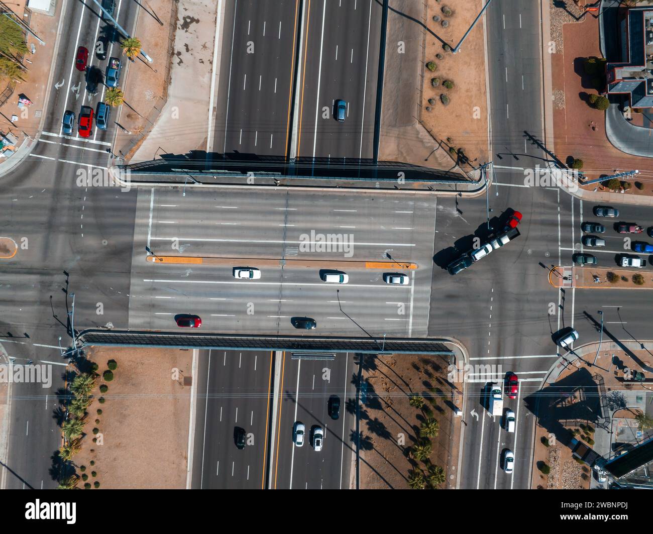 Phoenix highway aerial traffic hi-res stock photography and images - Alamy
