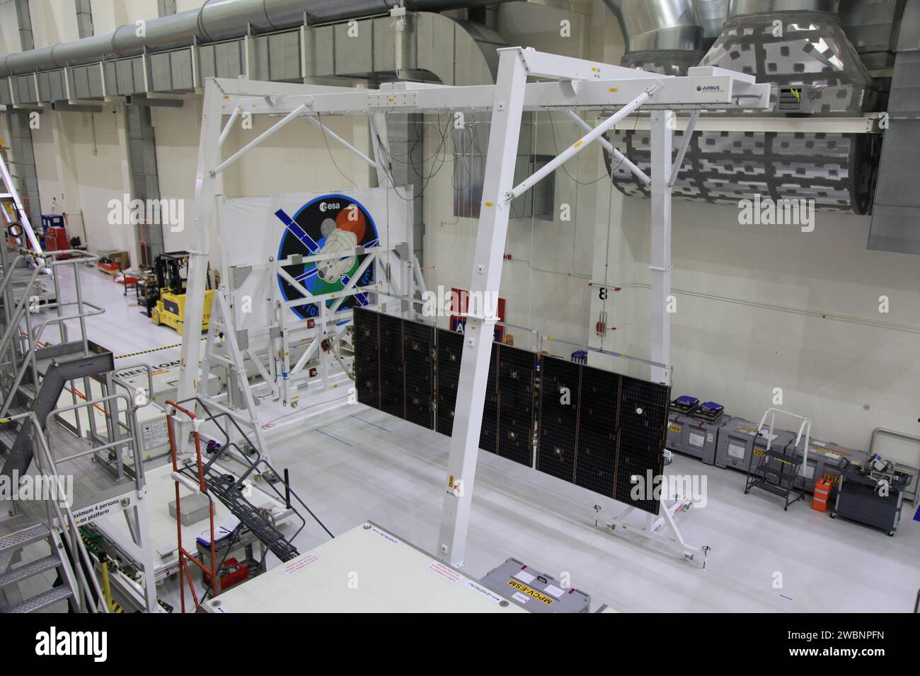The crew and service module for Artemis I continue preparations for ...