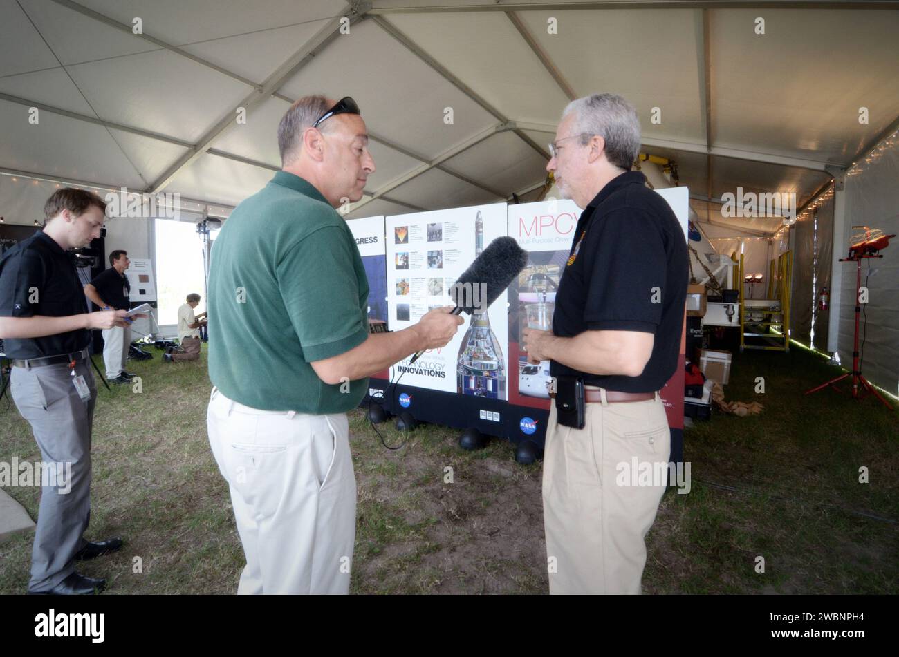 The Orion crew module flown on NASA’s Pad Abort-1 (PA-1) flight test is ...
