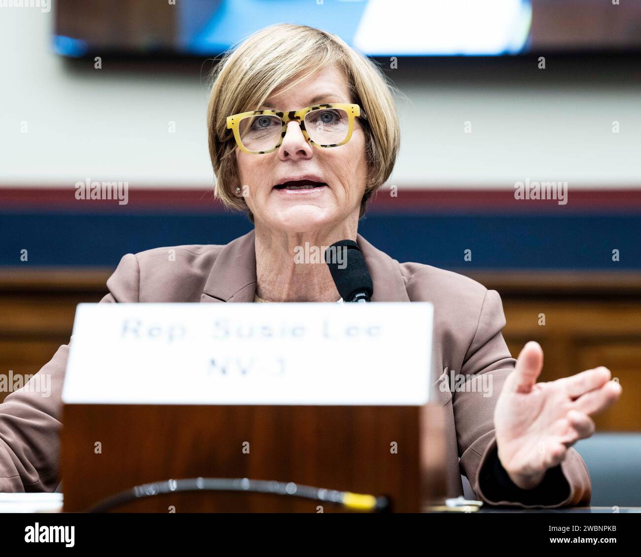 Washington, District Of Columbia, USA. 11th Jan, 2024. U.S. Representative SUSIE LEE (D-NV ...