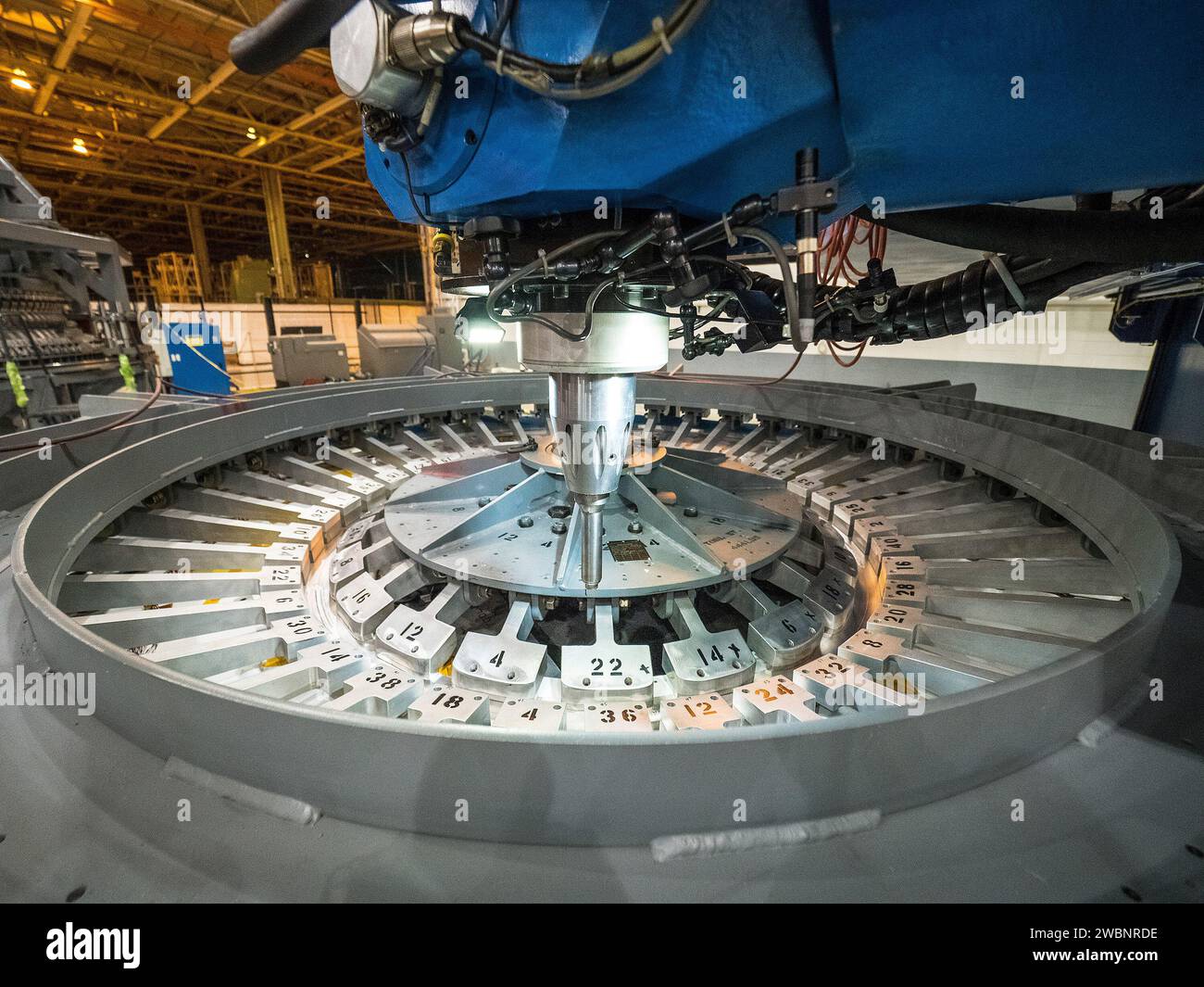 First weld of Orion Exploration Mission 1 crew module Stock Photo - Alamy