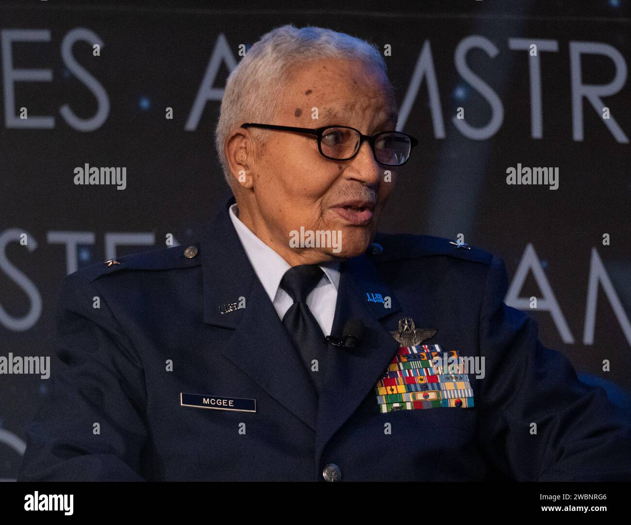 Retired U.S. Air Force Honorary Brigadier General Charles McGee is seen ...