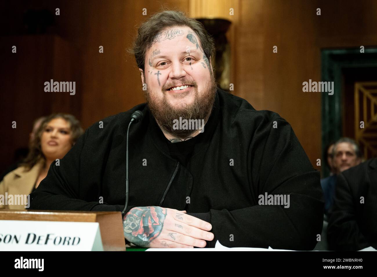 Washington, United States. 11th Jan, 2024. Jason "Jelly Roll" DeFord ...