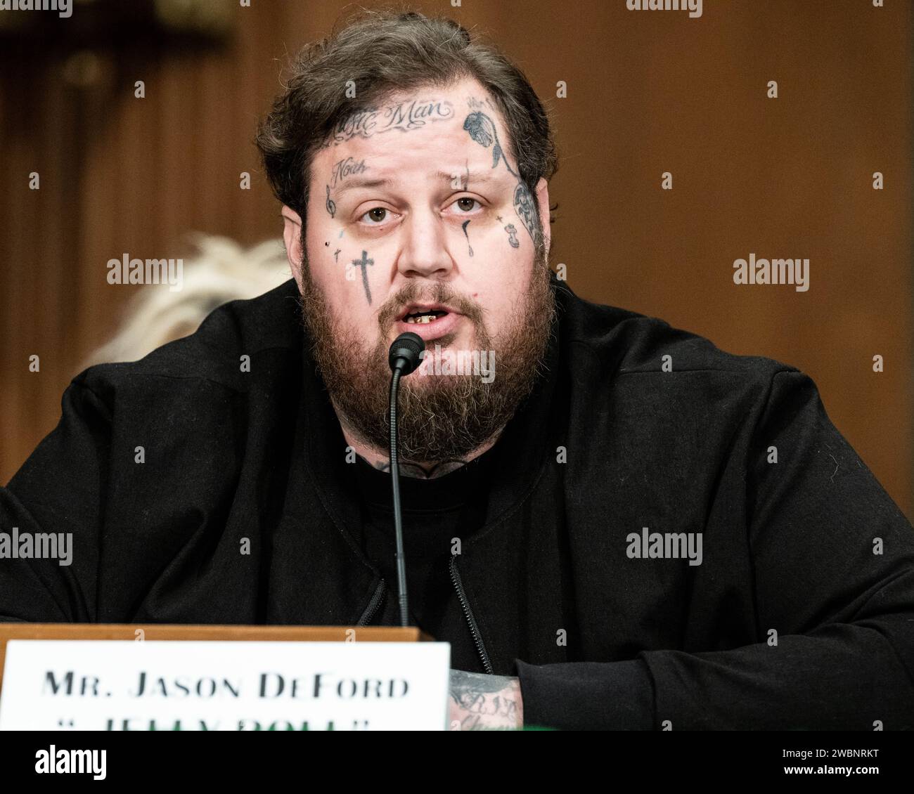 Washington, United States. 11th Jan, 2024. Jason "Jelly Roll" DeFord ...