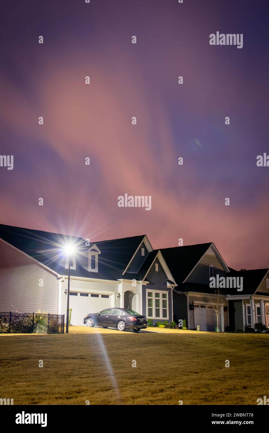 Suburban twilight hi-res stock photography and images - Alamy