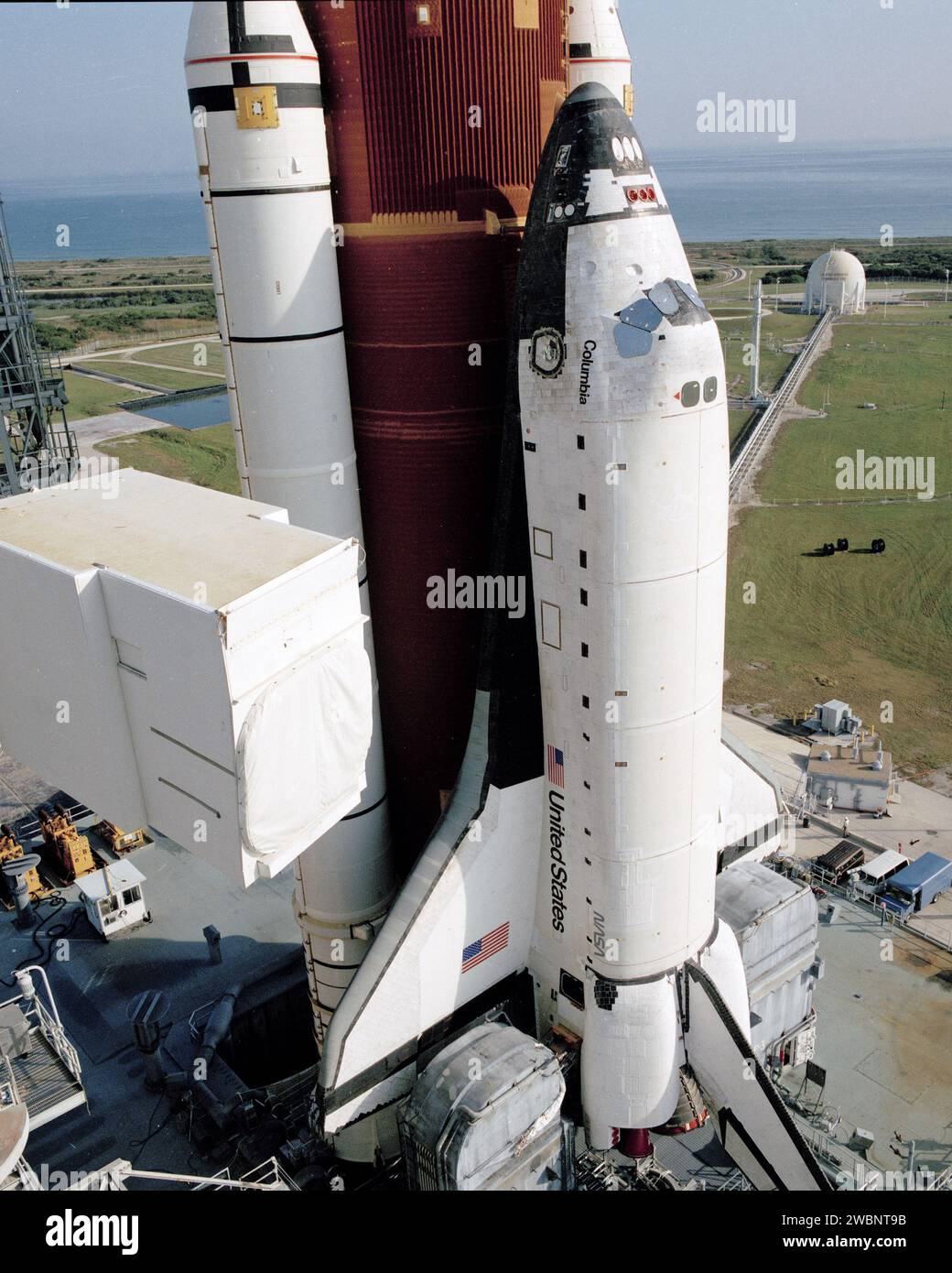 CAPE CANAVERAL, Fla. – Rollout of the space shuttle Columbia is ...