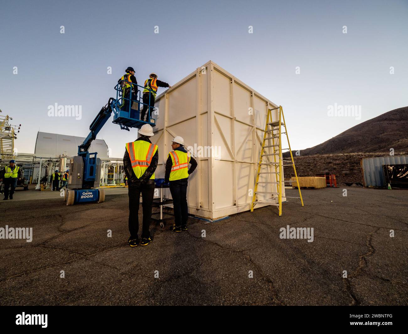 On Feb. 21, 2017 engineers successfully install ESA’s European Service ...