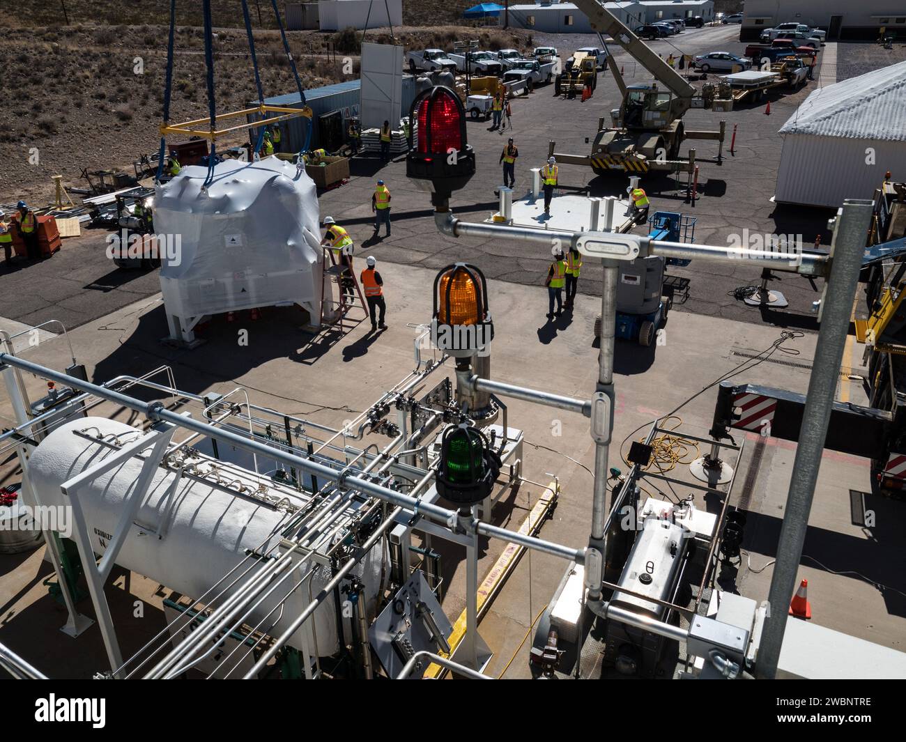 On Feb. 21, 2017 engineers successfully install ESA’s European Service ...