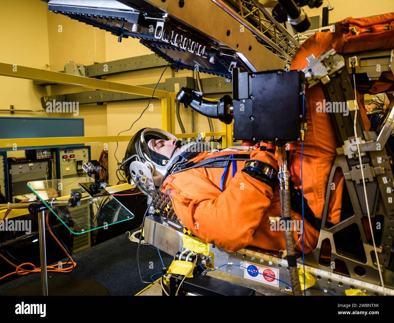 NASA engineers at Johnson Space Center simulate launch vibrations using ...