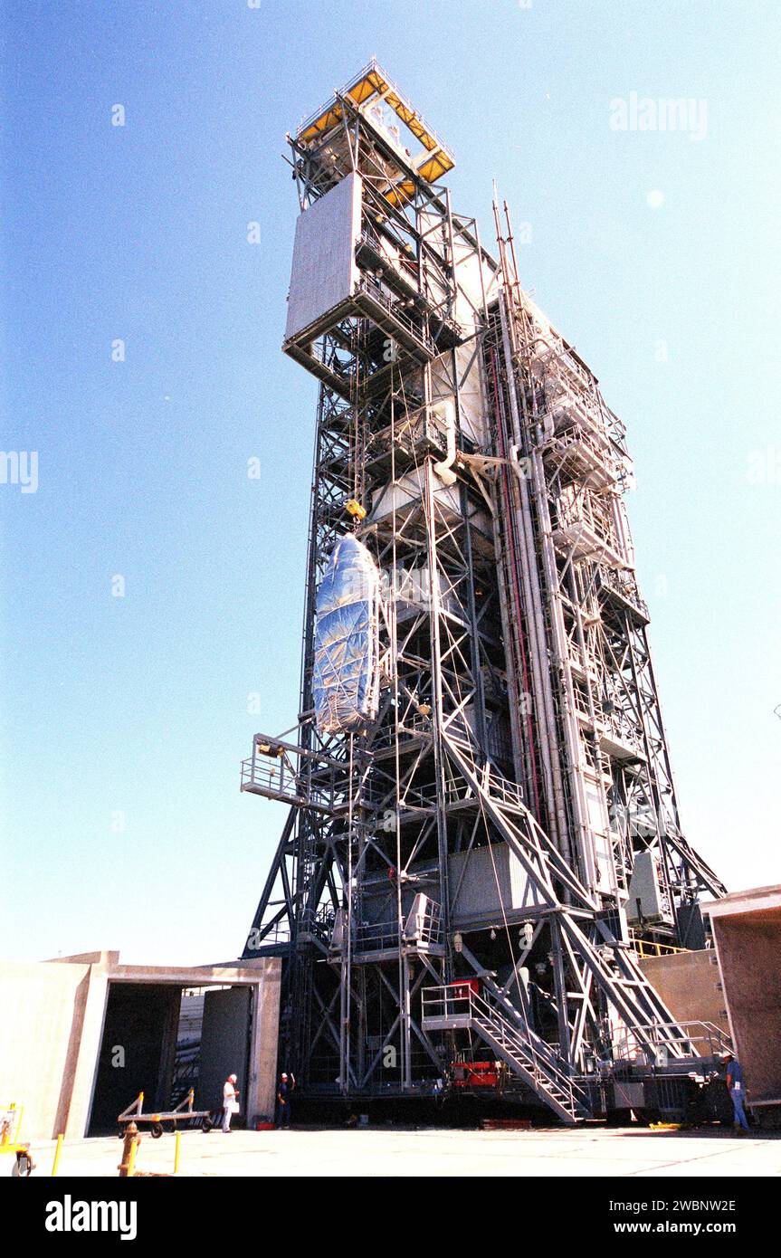 KENNEDY SPACE CENTER, FLA. -- On Complex 17-A, Cape Canaveral Air Force ...