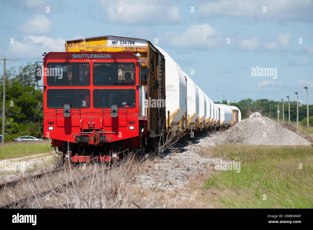 Twin rocket boosters for NASA’s Space Launch System (SLS) that will ...