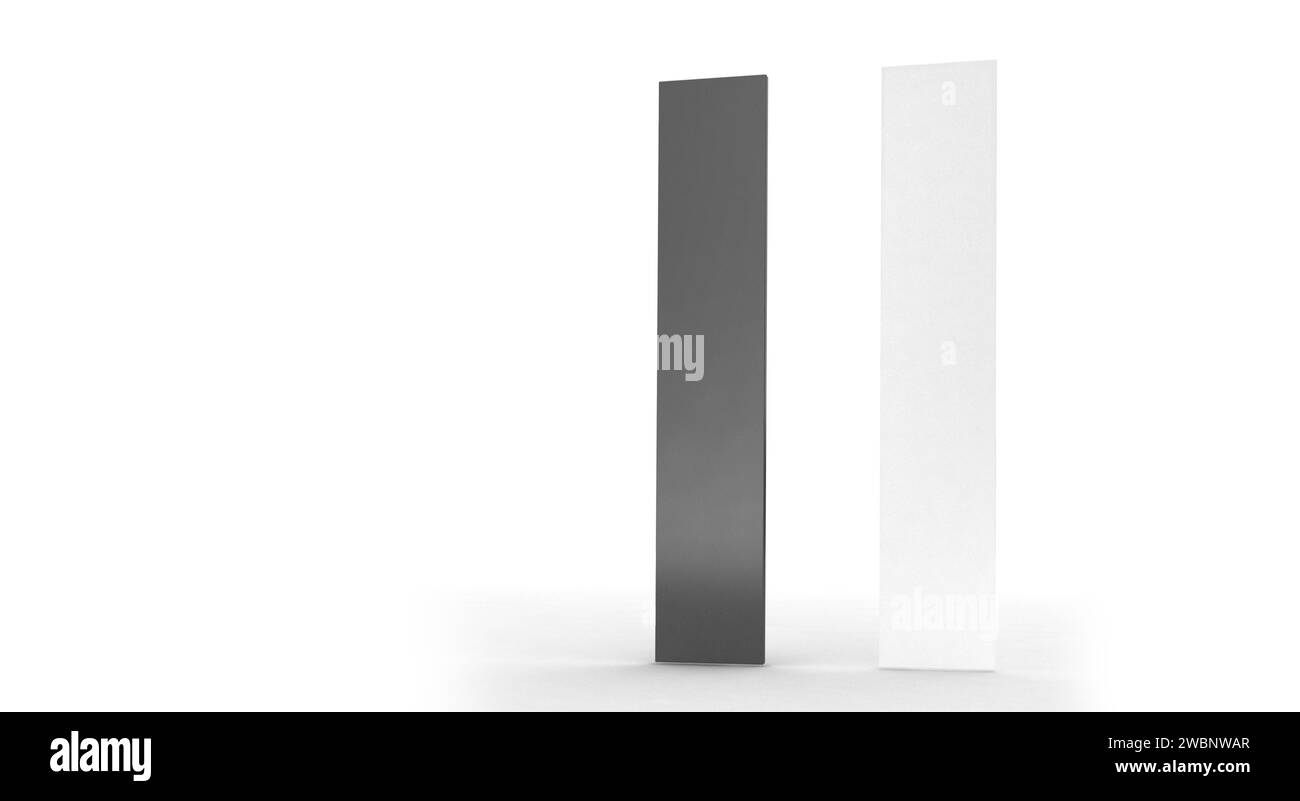 mockup Signage 3d rendering. graphic design mockup Stock Photo - Alamy