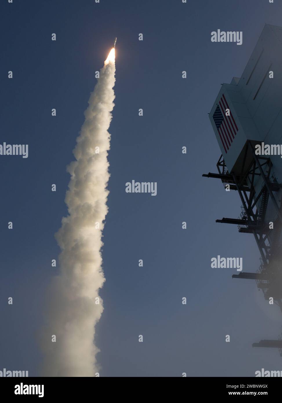 A United Launch Alliance Atlas V rocket with NASA’s Mars 2020 Perseverance rover onboard ...