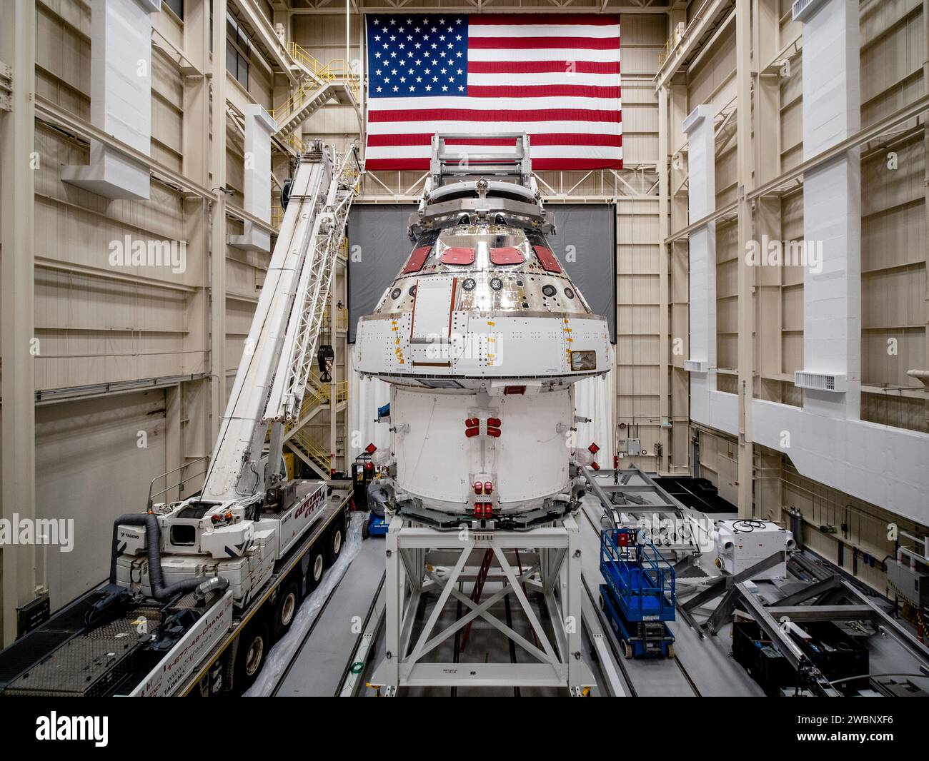 NASA’s Orion spacecraft–the crew module and European-built service ...