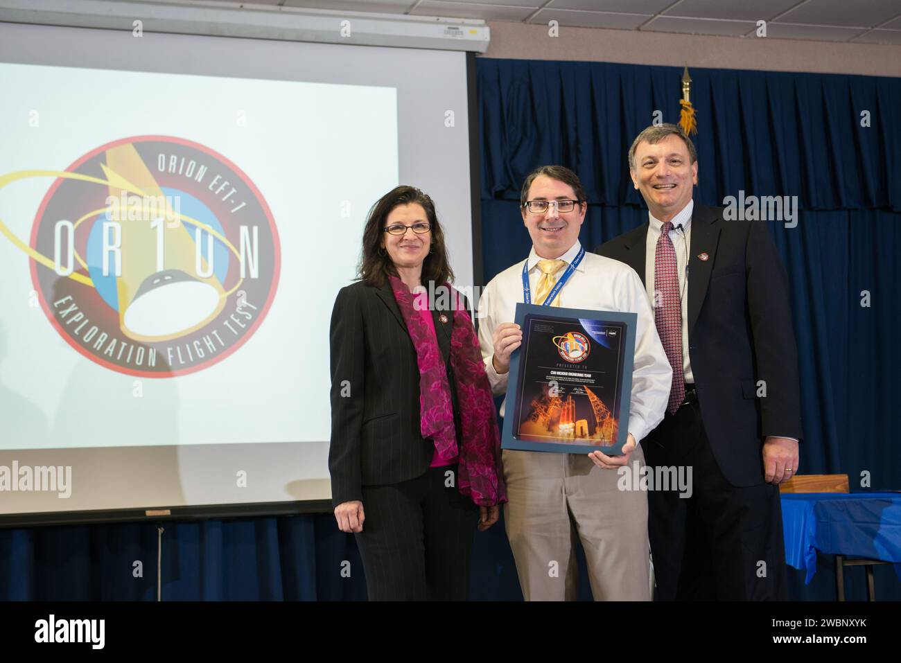 Michoud Assembly Facility Orion Program Event Stock Photo - Alamy