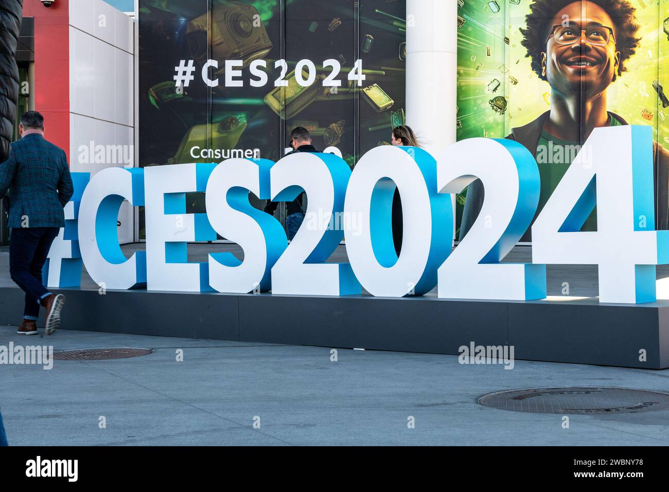 Las Vages, NV, USA. 11th Jan, 2024. View of CES 2024 in Las Vegas ...