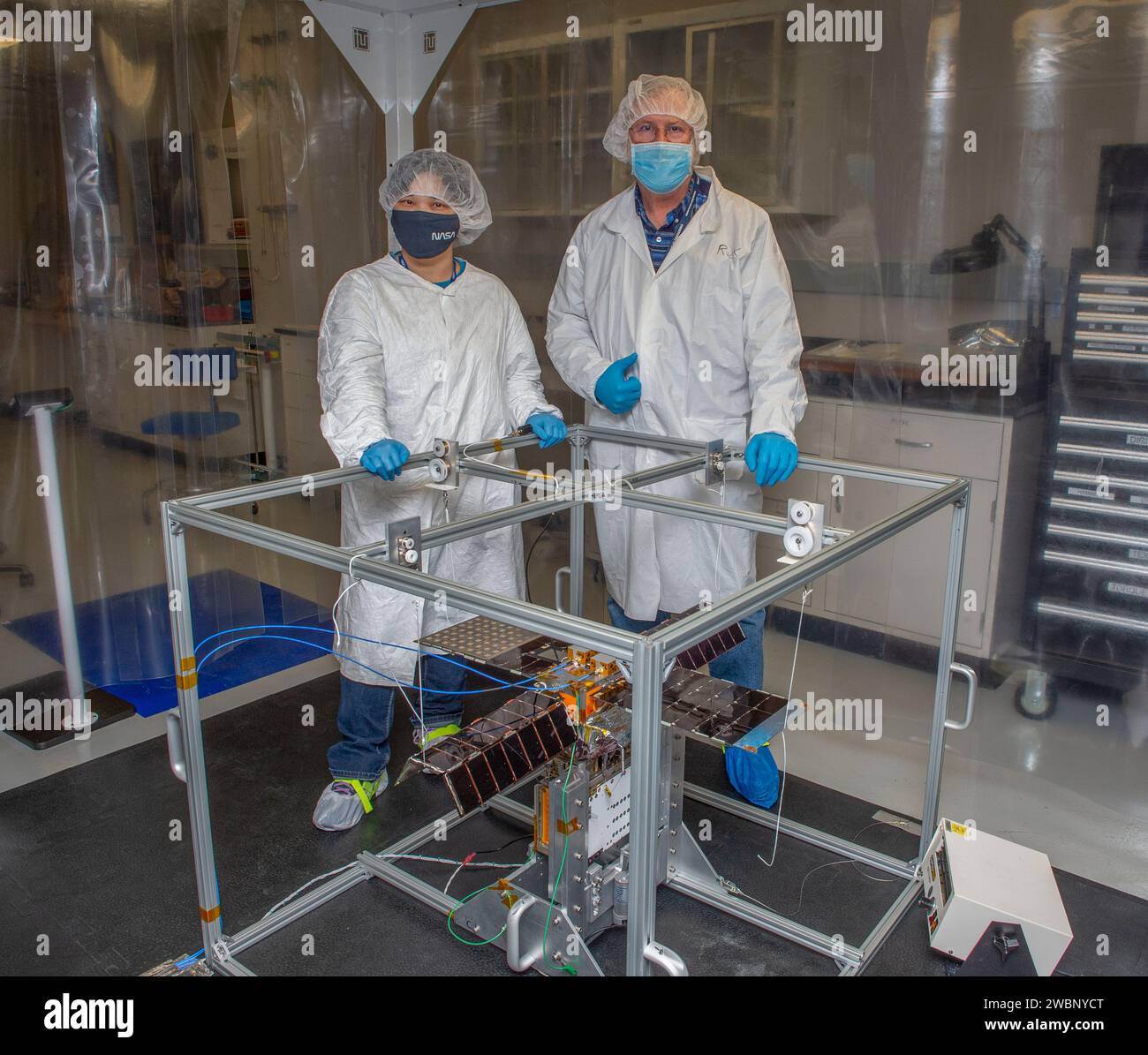 Spacecraft in Gravity Off-load Fixture (GOLF), System Test ...