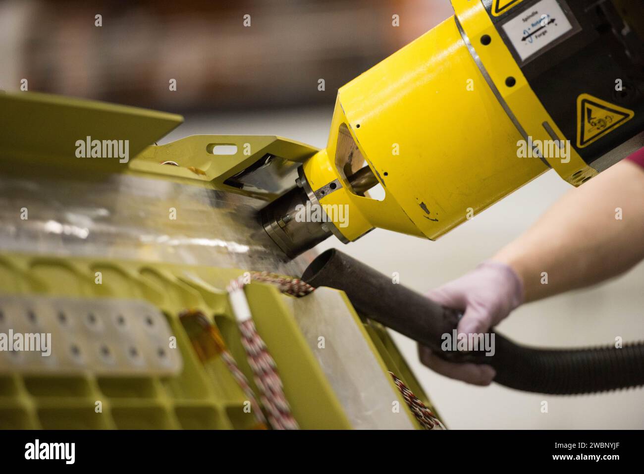 Orion EM1 plug welds in PV2 and PV3 Stock Photo - Alamy