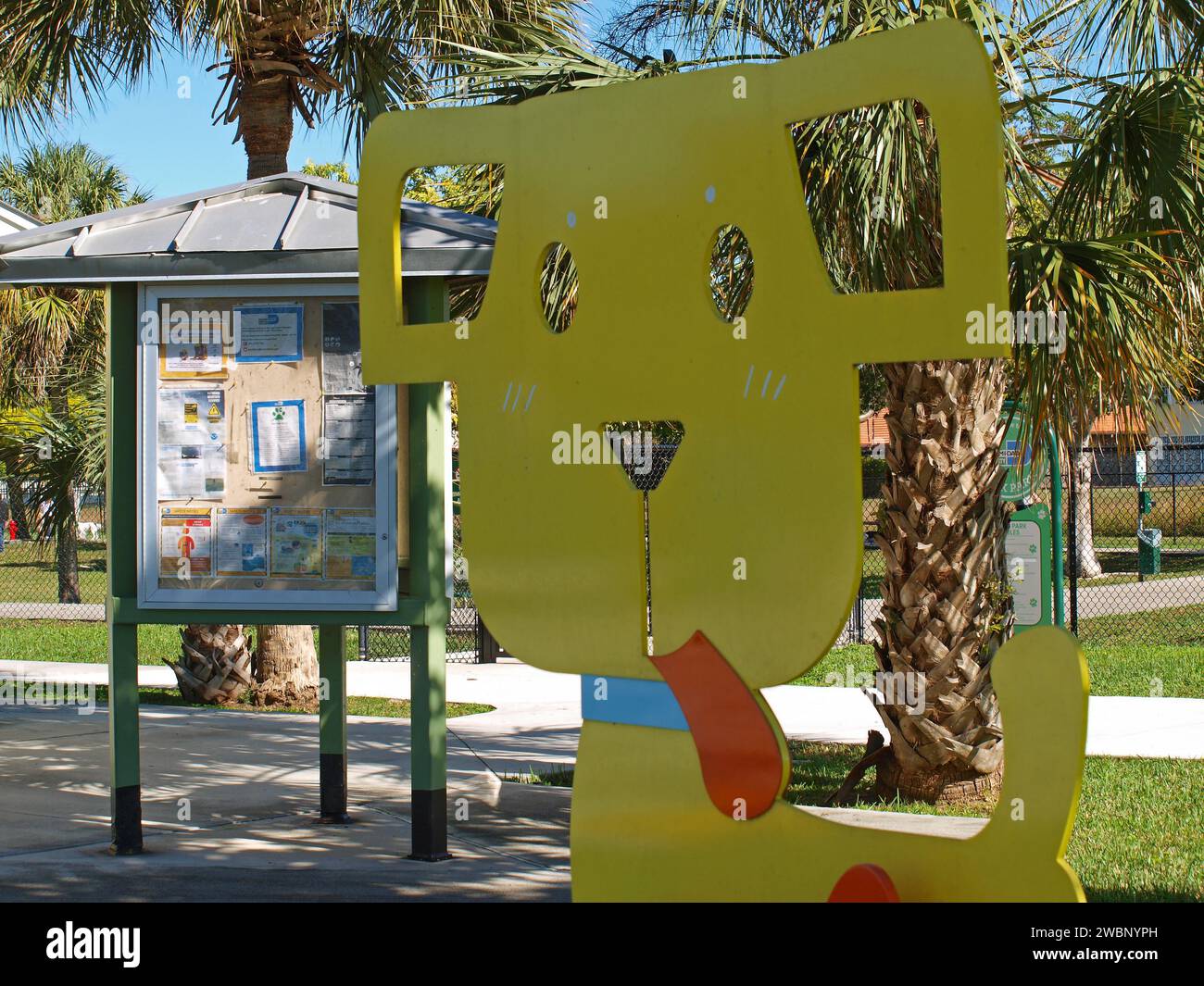 Miami, Florida, United States - December 31, 2023: Entrance to the ...