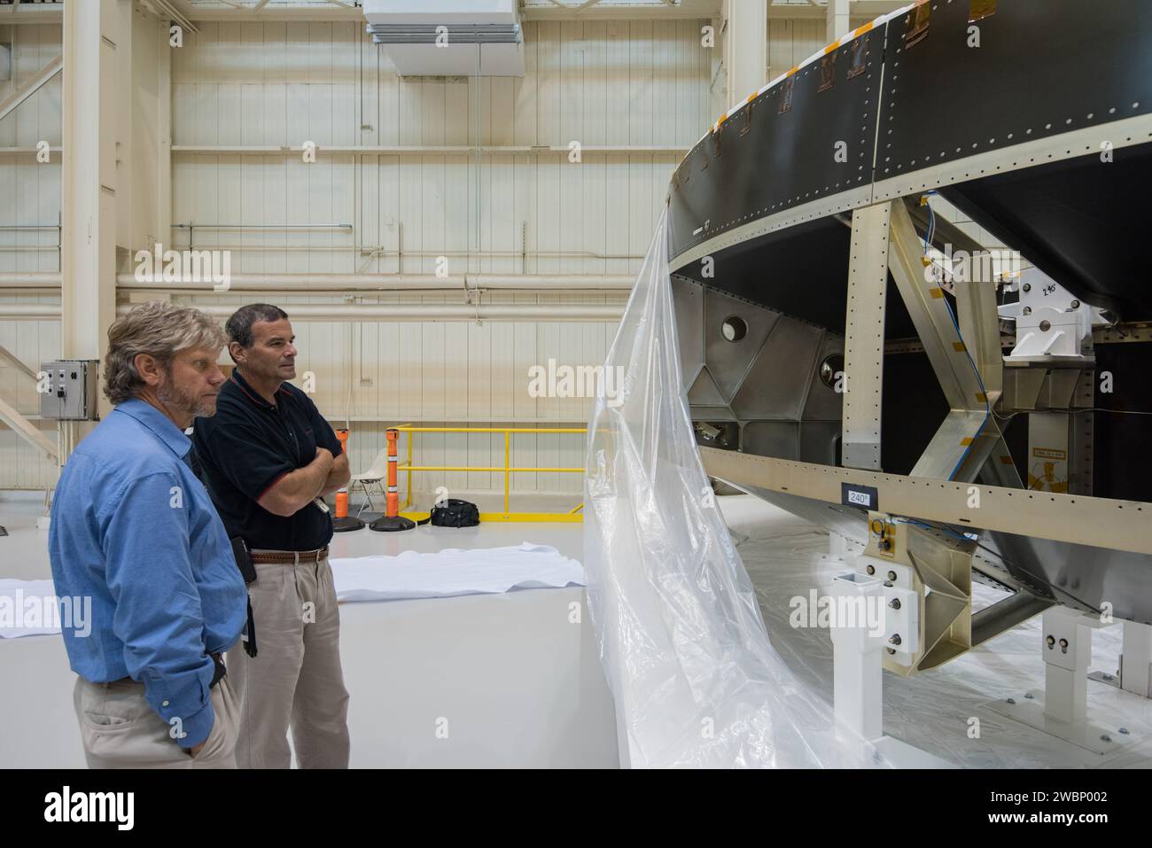 The Orion Crew Module Adapter simulator arrives at NASA Glenn's Plum ...