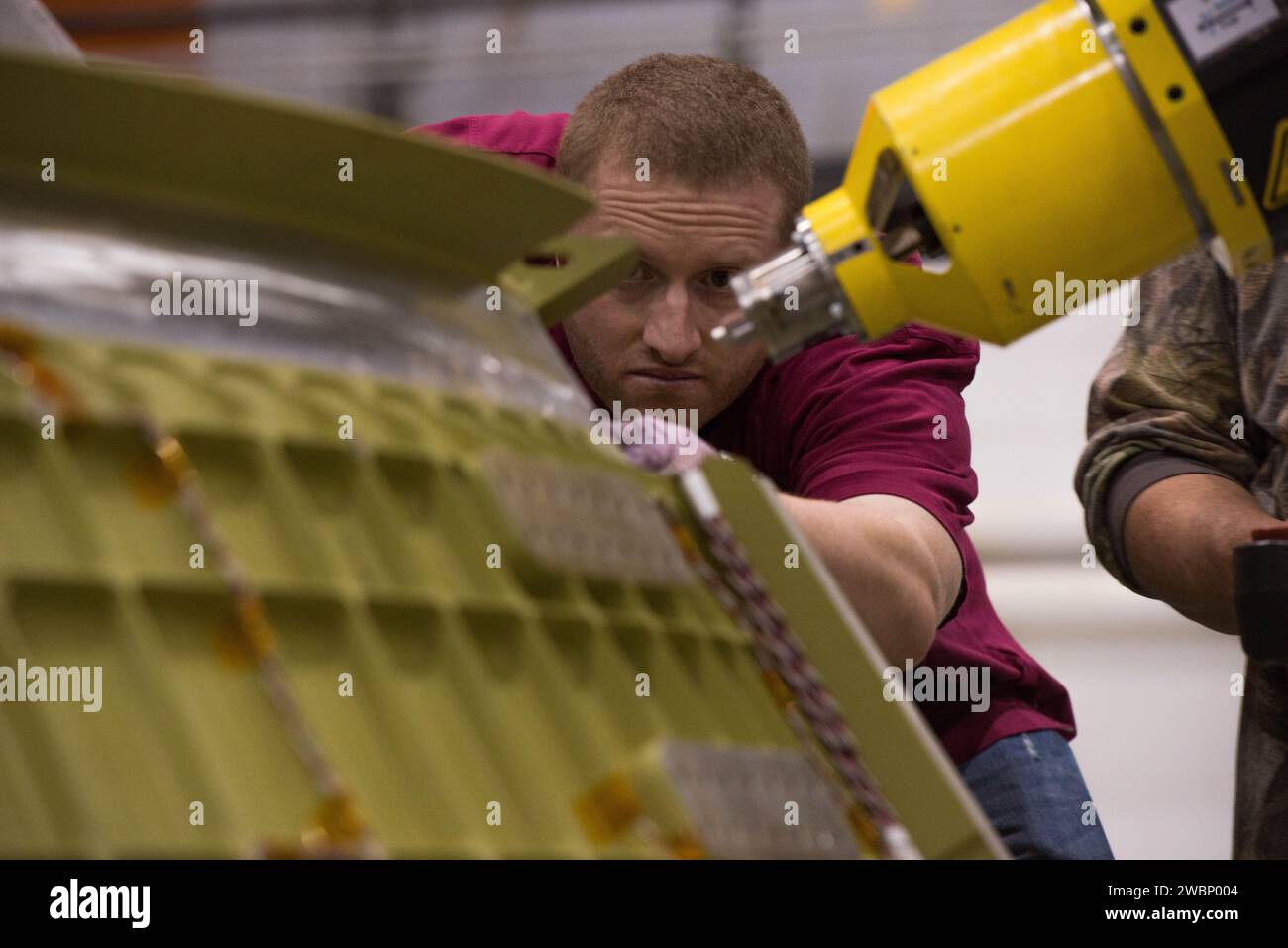 Orion EM1 plug welds in PV2 and PV3 Stock Photo - Alamy
