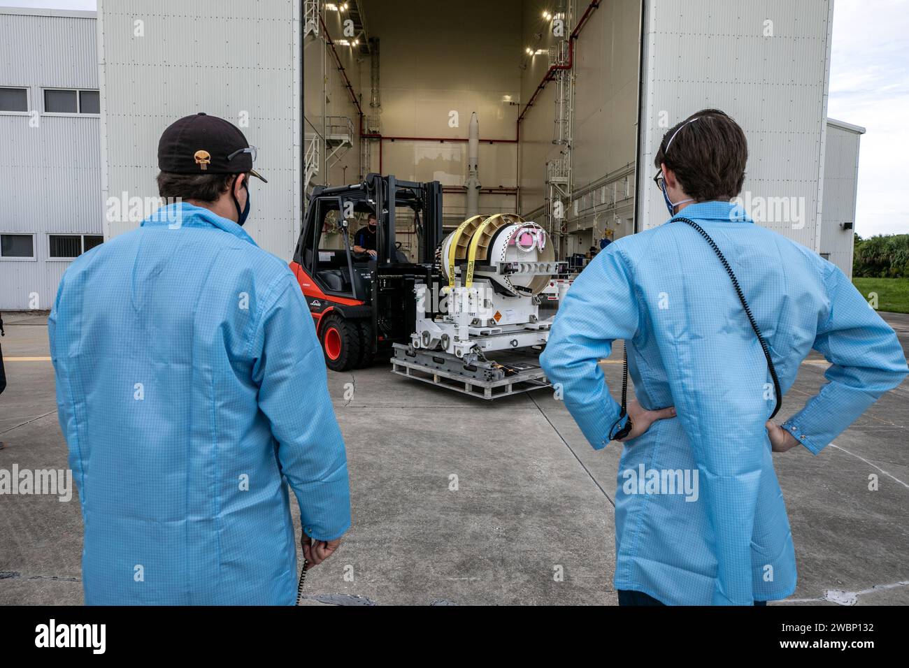 The last of three motors required to assemble the Launch Abort System ...