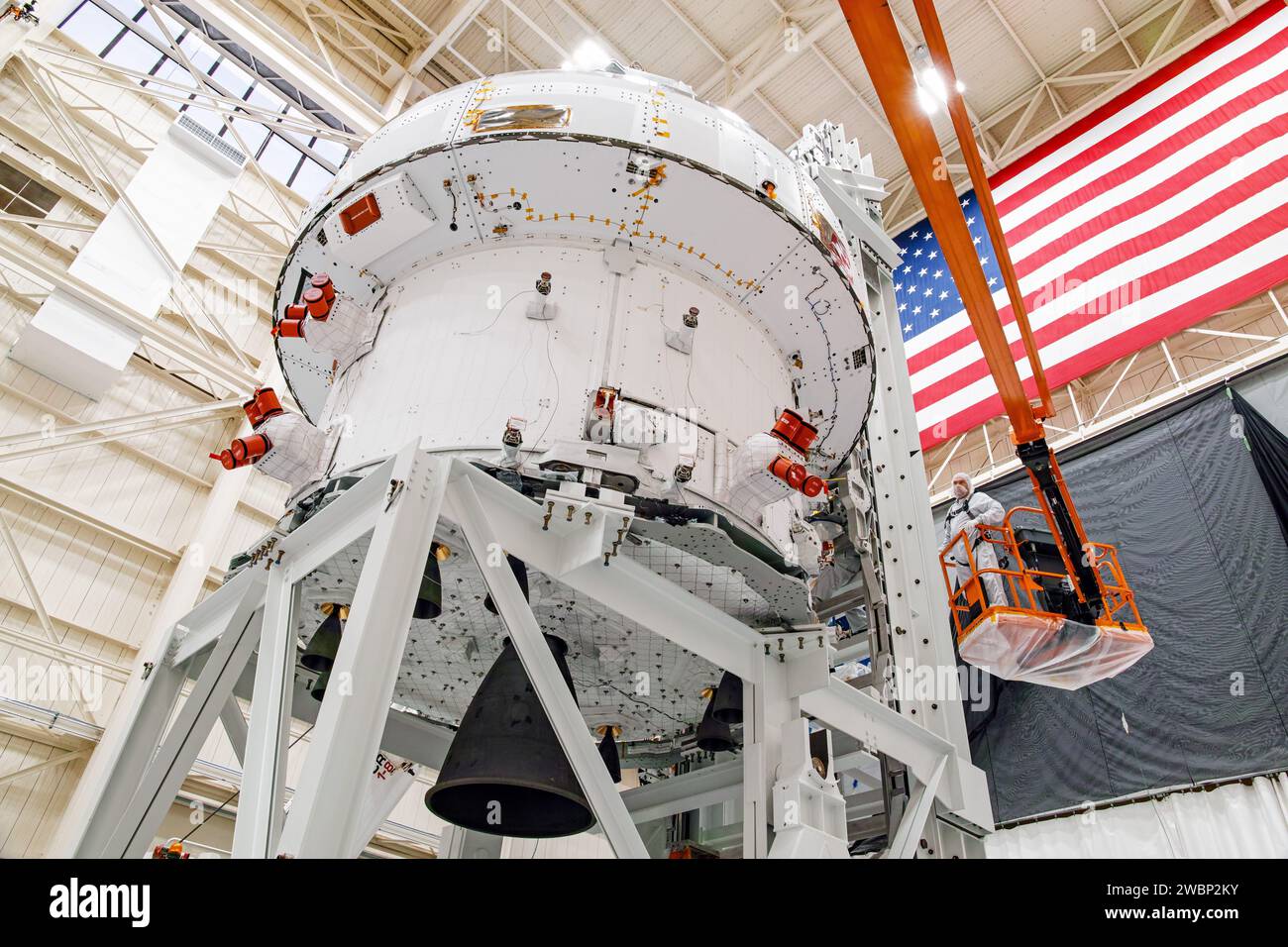 NASA’s Orion spacecraft–the crew module and European-built service ...