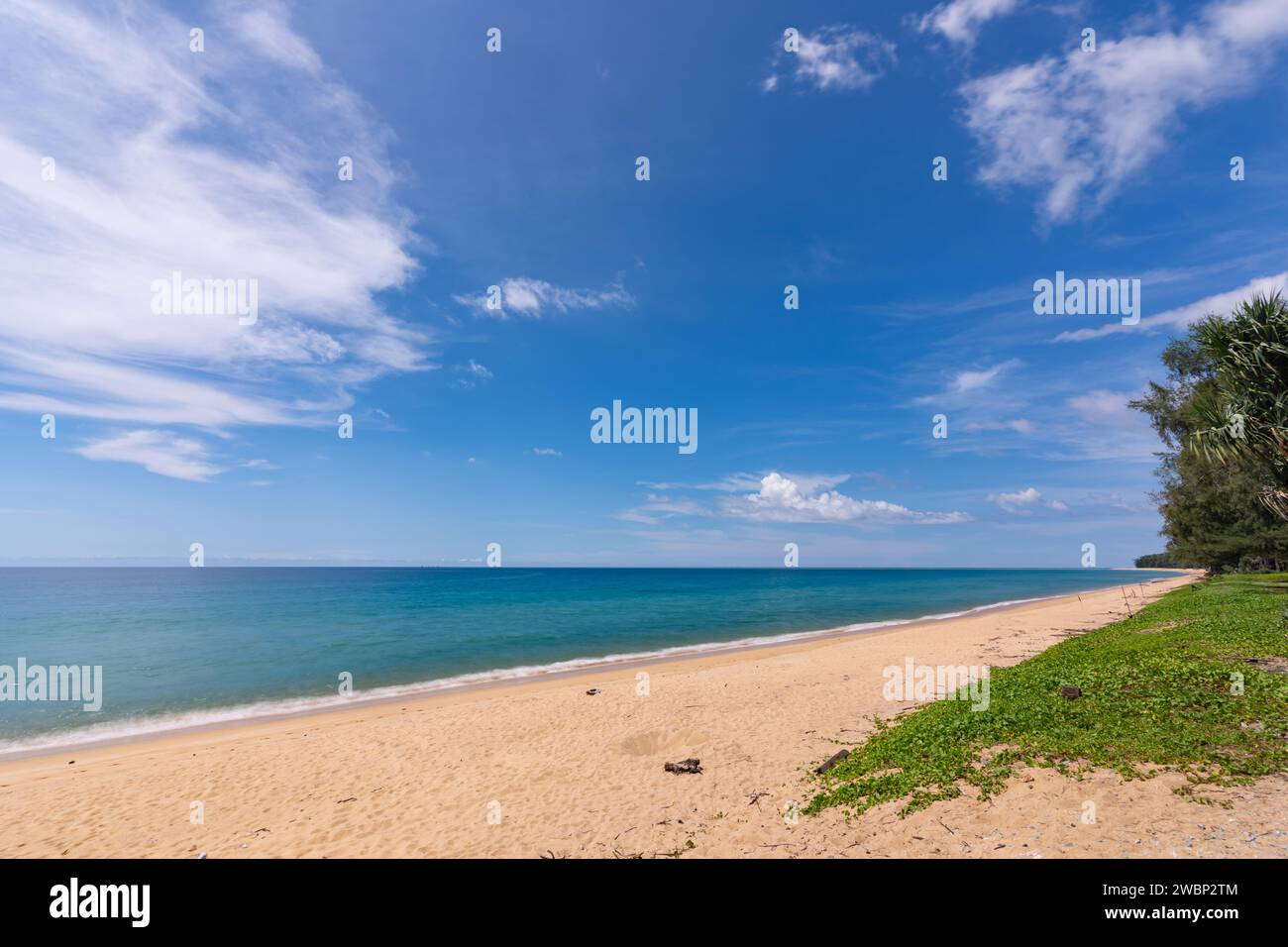 Amazing sea ocean in good weather day,Nature beach background Stock ...