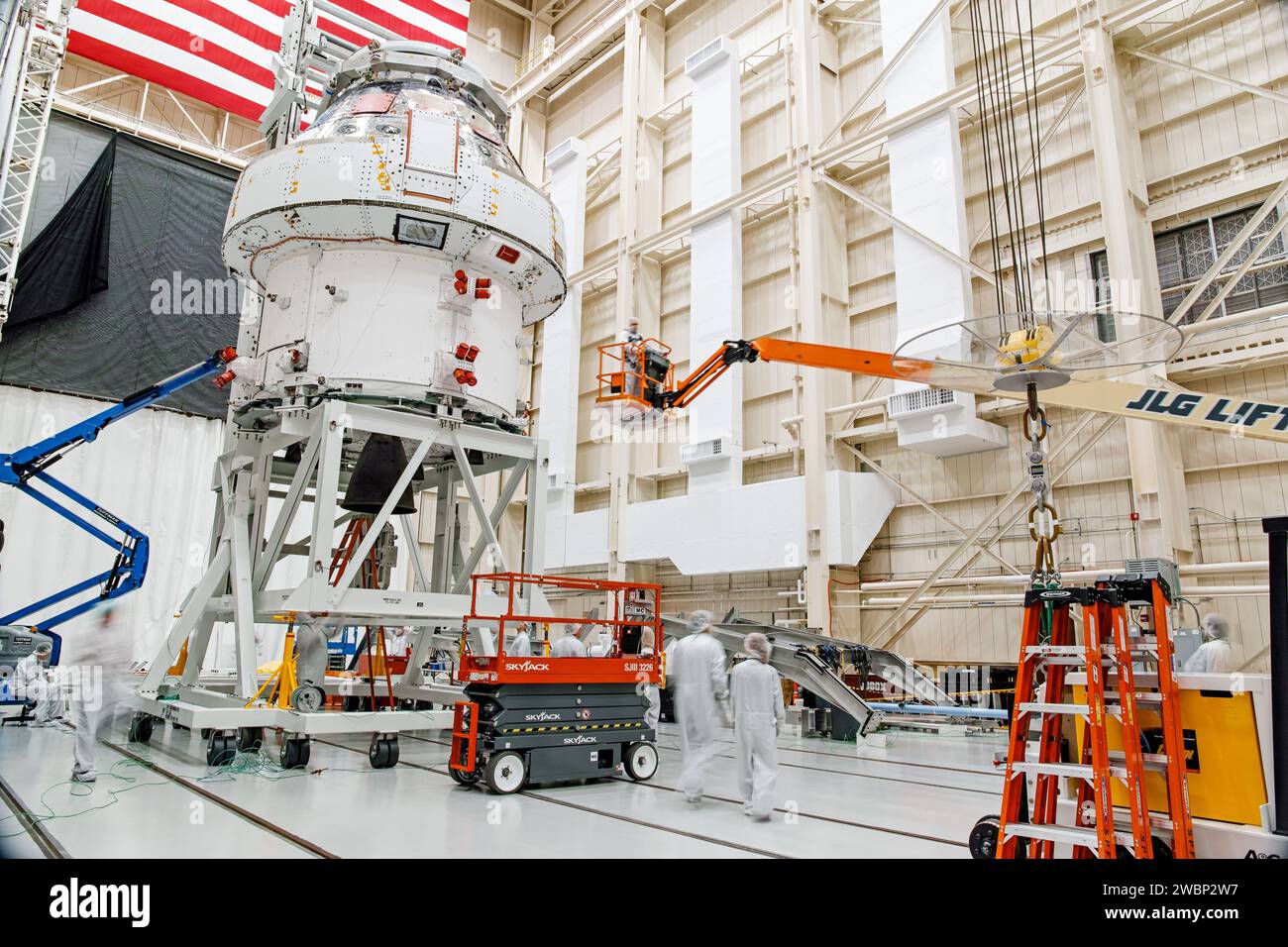 NASA’s Orion spacecraft–the crew module and European-built service ...
