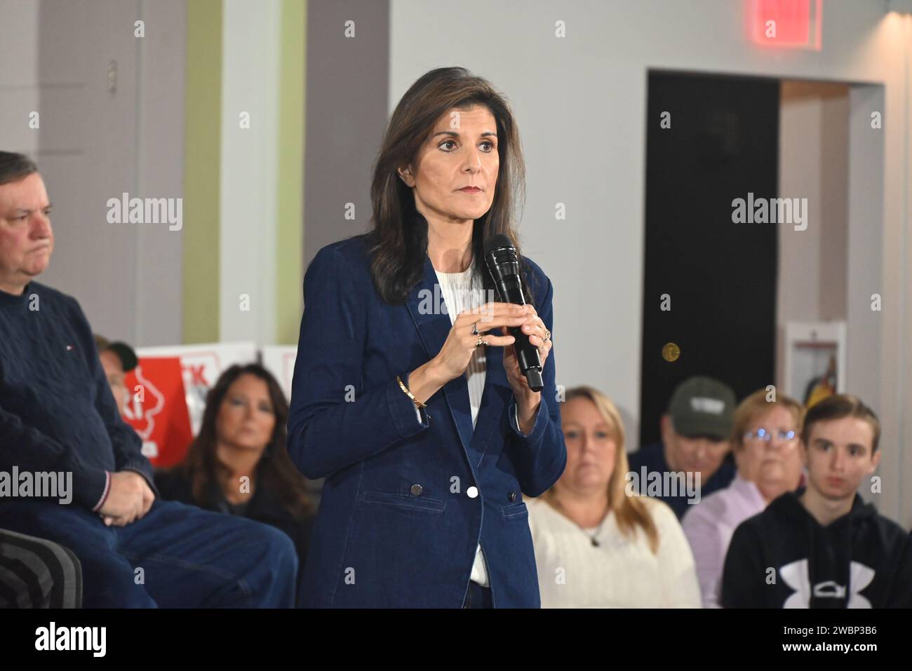 Cedar Rapids, Iowa, USA. 11th Jan, 2024. (NEW) Nikki Haley delivers ...