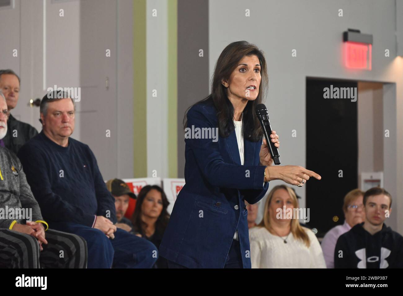 Cedar Rapids, Iowa, USA. 11th Jan, 2024. (NEW) Nikki Haley delivers ...