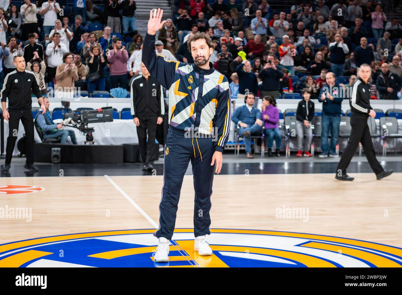 Real madrid basketball fans hi-res stock photography and images - Alamy
