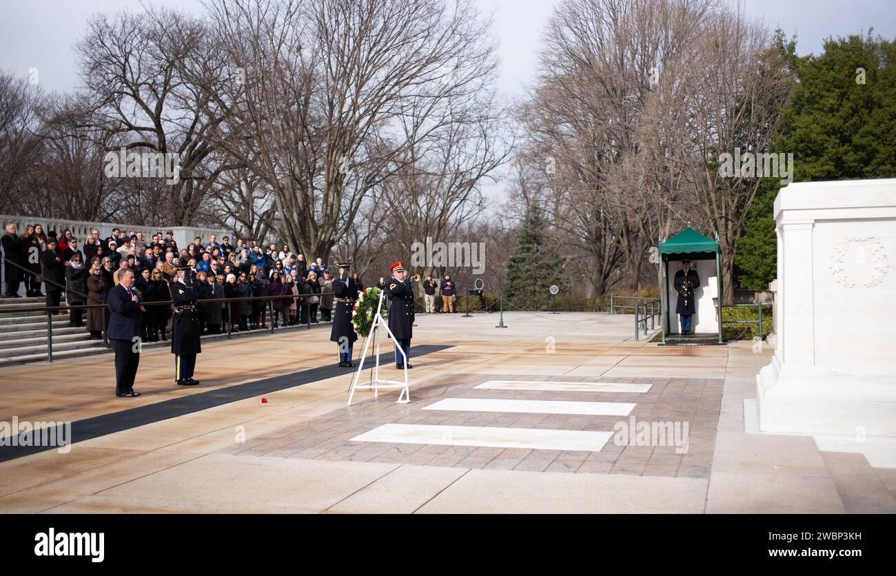 During NASA’s Day of Remembrance at Arlington National Cemetery, Jim ...