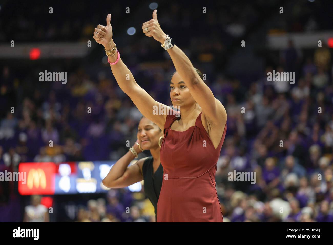 Baton Rouge, LA, USA. 11th Jan, 2024. Texas A&M Head Coach Joni Taylor ...